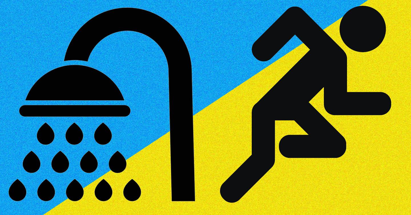 Should you shower before a workout? | British GQ